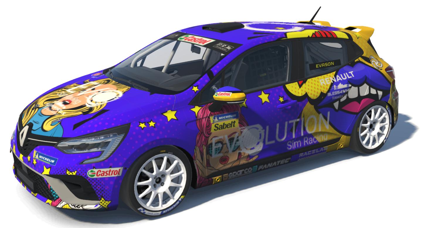 Evo Sim Racing 3L4W - Pop Art Special by Stephen Evason - Trading Paints