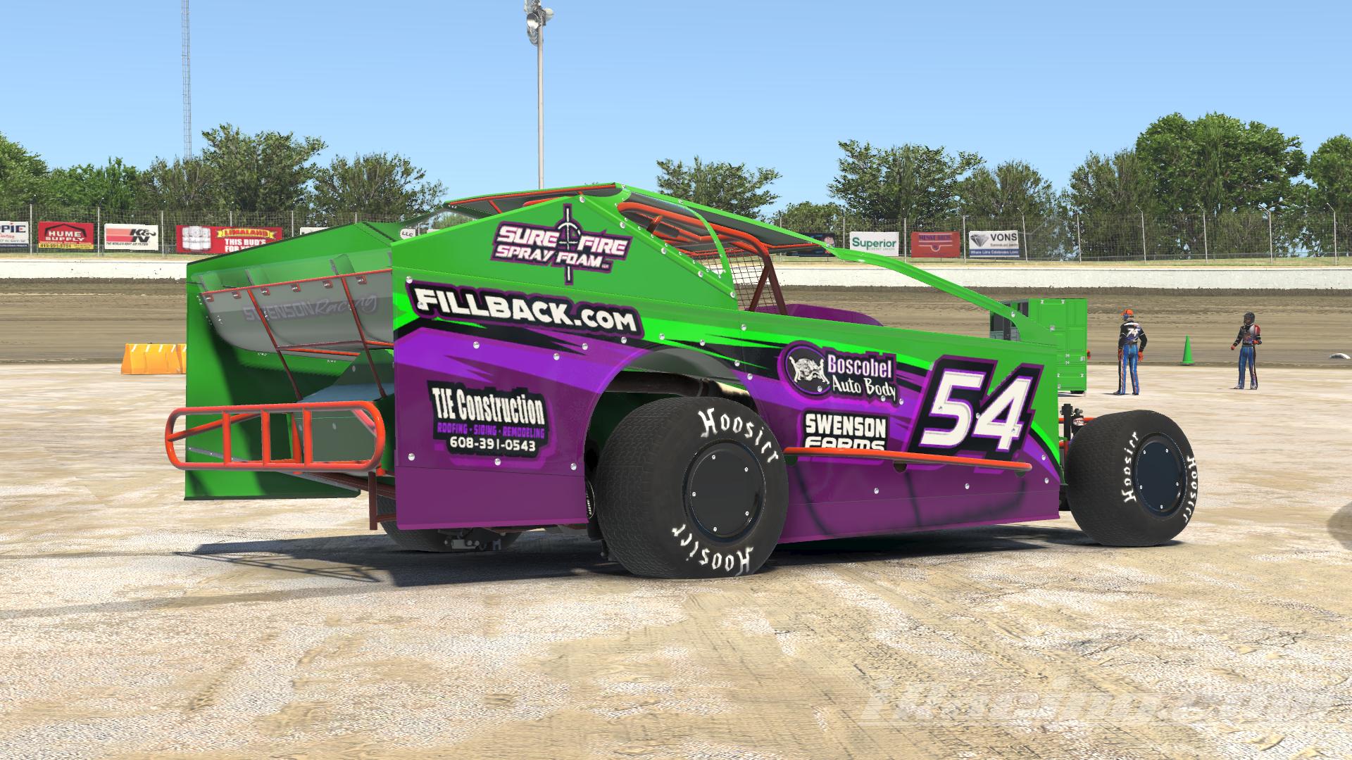 Michael Swenson 2023 Dirt Modified by Manix Furqueron - Trading Paints