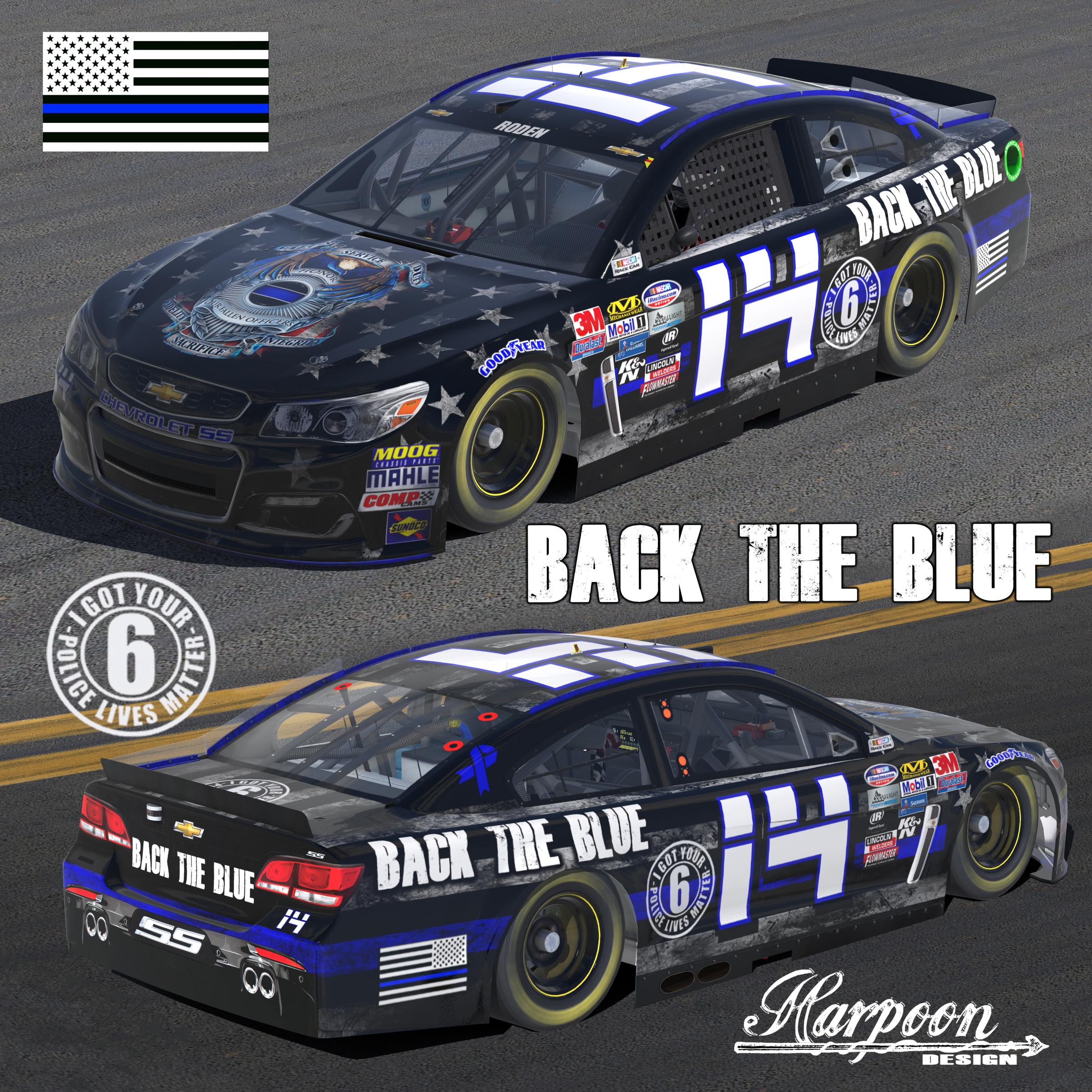 Back The Blue by Brantley Roden - Trading Paints