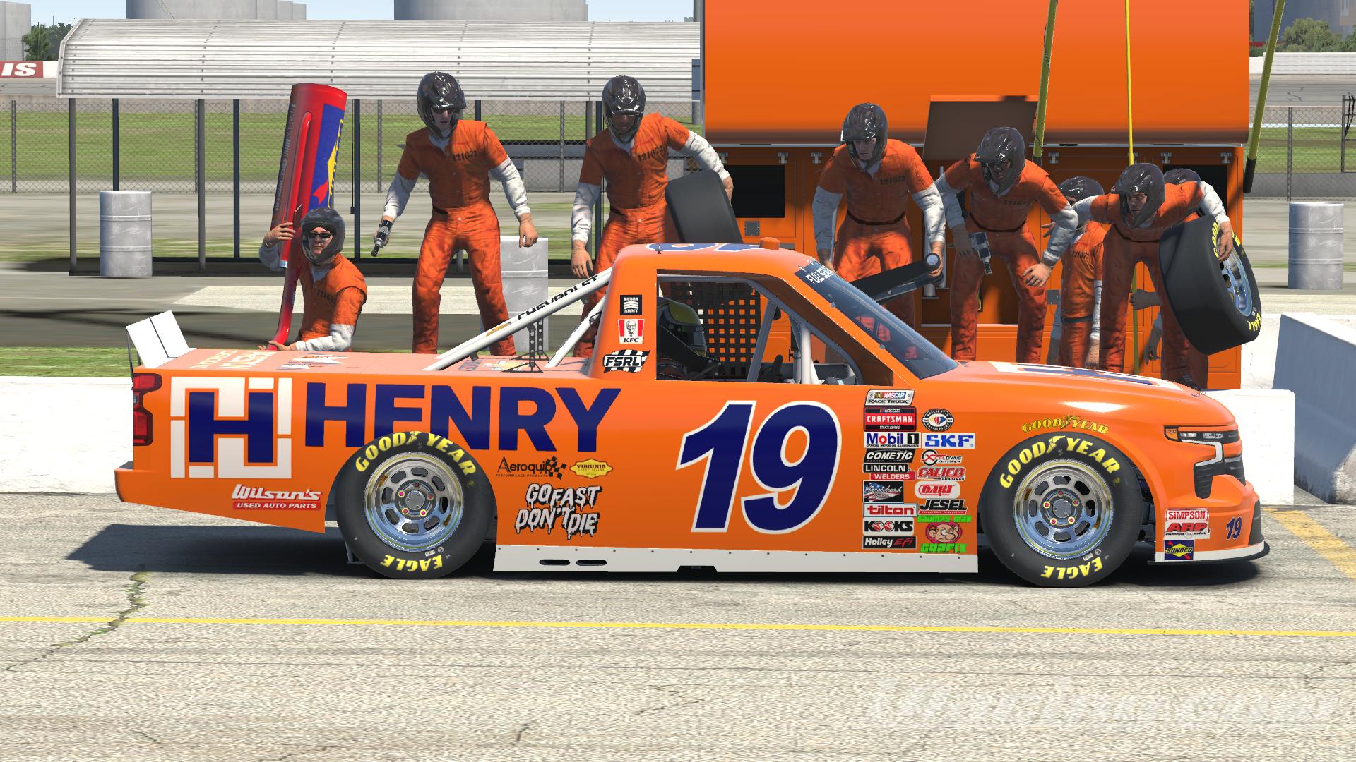 Henry Construction Silverado (Orange) by Don Henry III - Trading Paints