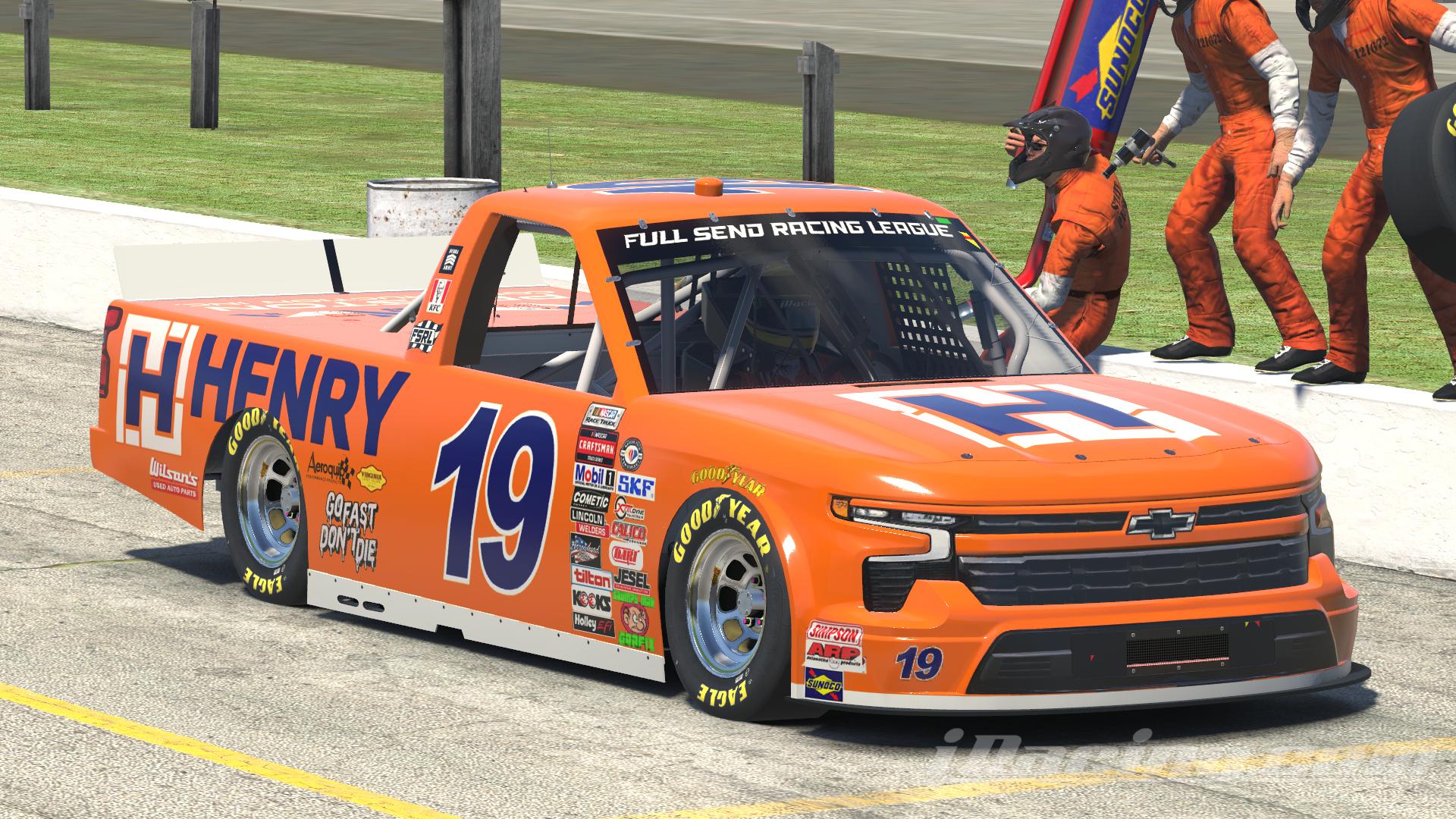 Henry Construction Silverado (Orange) by Don Henry III - Trading Paints