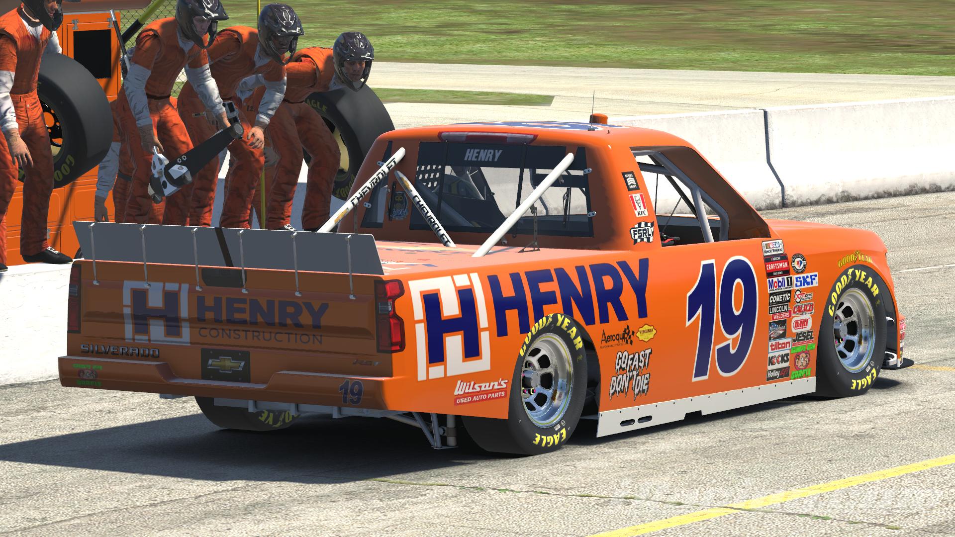 Henry Construction Silverado (Orange) by Don Henry III - Trading Paints