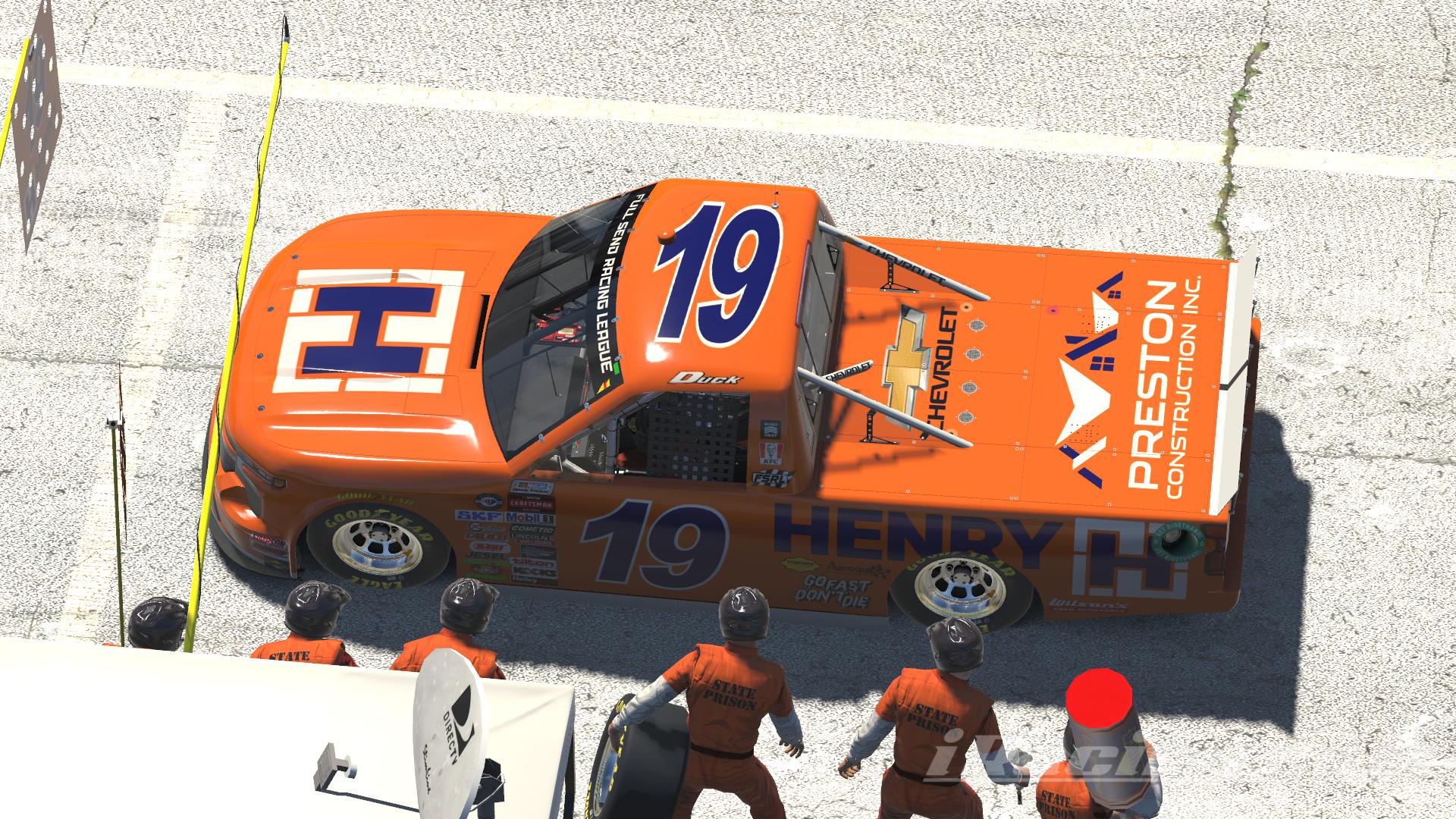 Henry Construction Silverado (Orange) by Don Henry III - Trading Paints