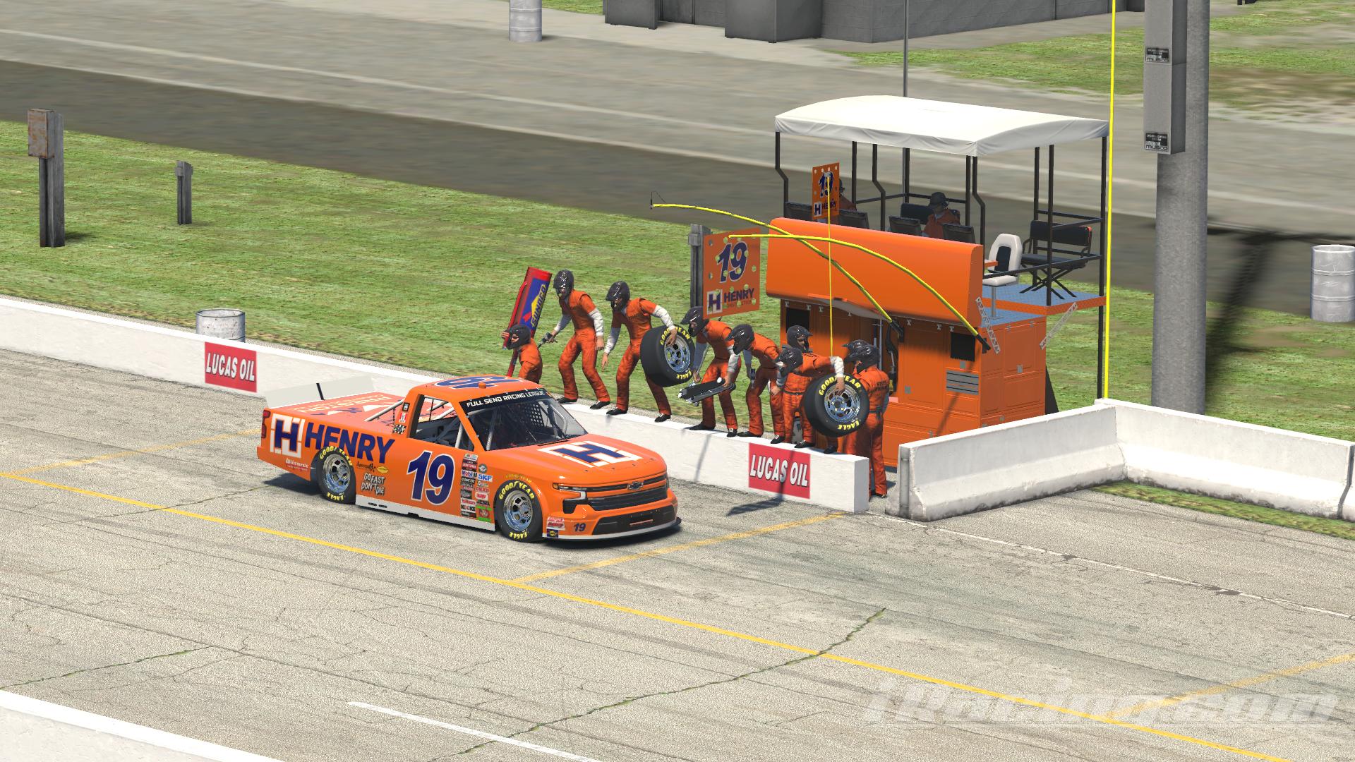 Henry Construction Silverado (Orange) by Don Henry III - Trading Paints