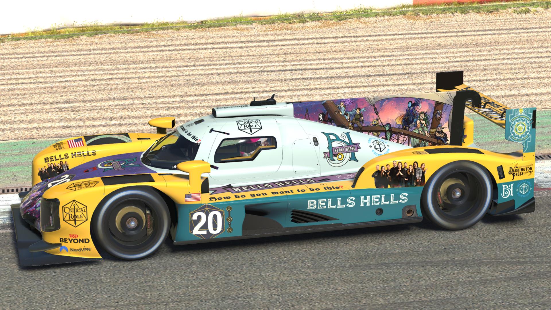 Critical Role Bells Hells Dallara P217 by Jasper De Jong - Trading Paints