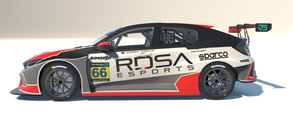 RDSA ESPORTS TCR #77 - Jason Coetzee by Andrew JS Thomas - Trading Paints