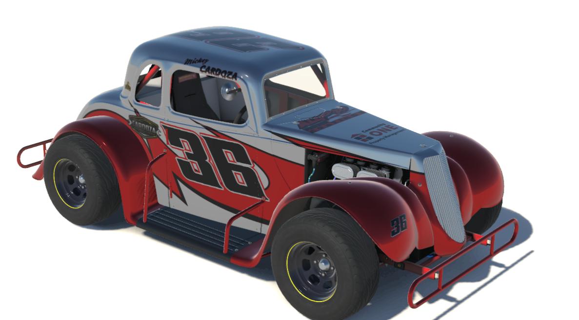 Cardoza Legends car by Shawn McLaughlin - Trading Paints