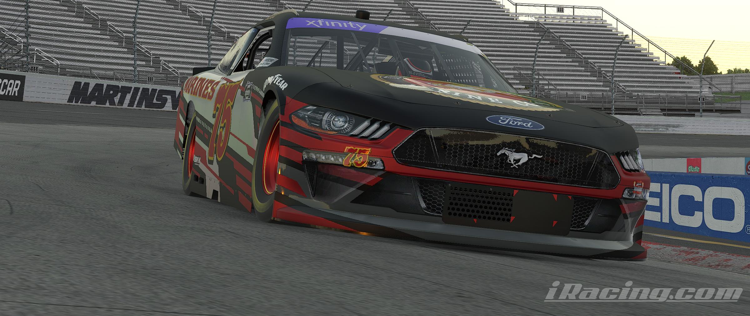 Chuck Xfinity Mustang by Aaron T Adcock - Trading Paints