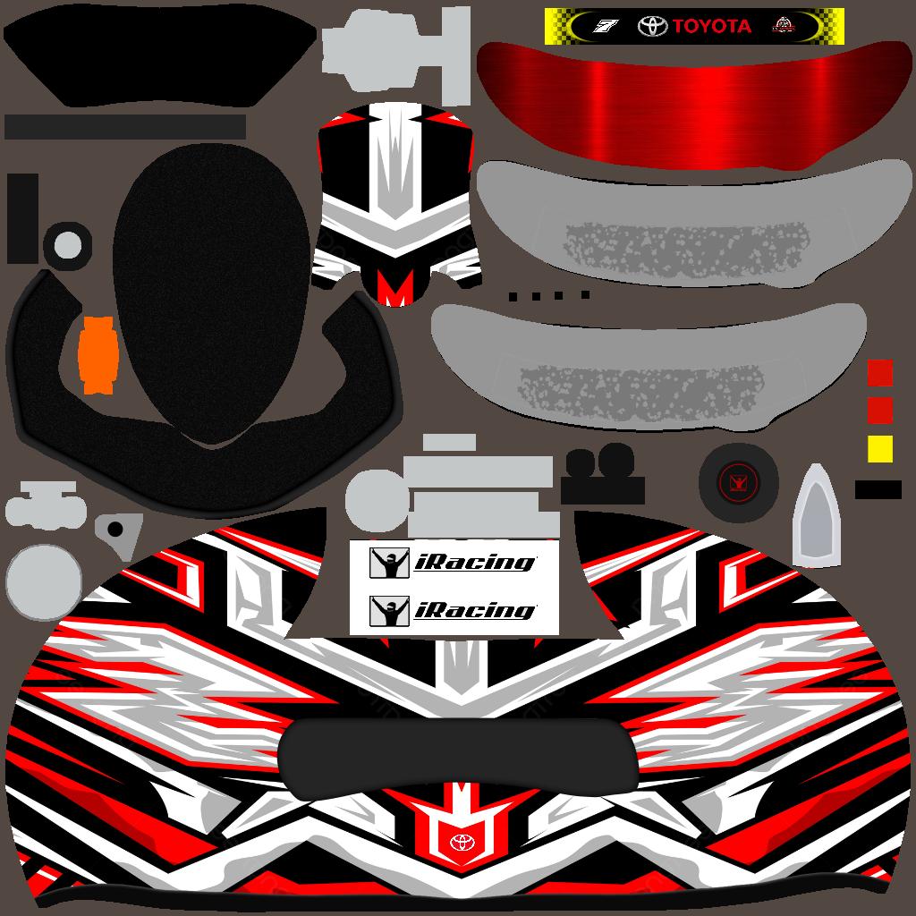 Helmettoyotared by Alex Coffey - Trading Paints
