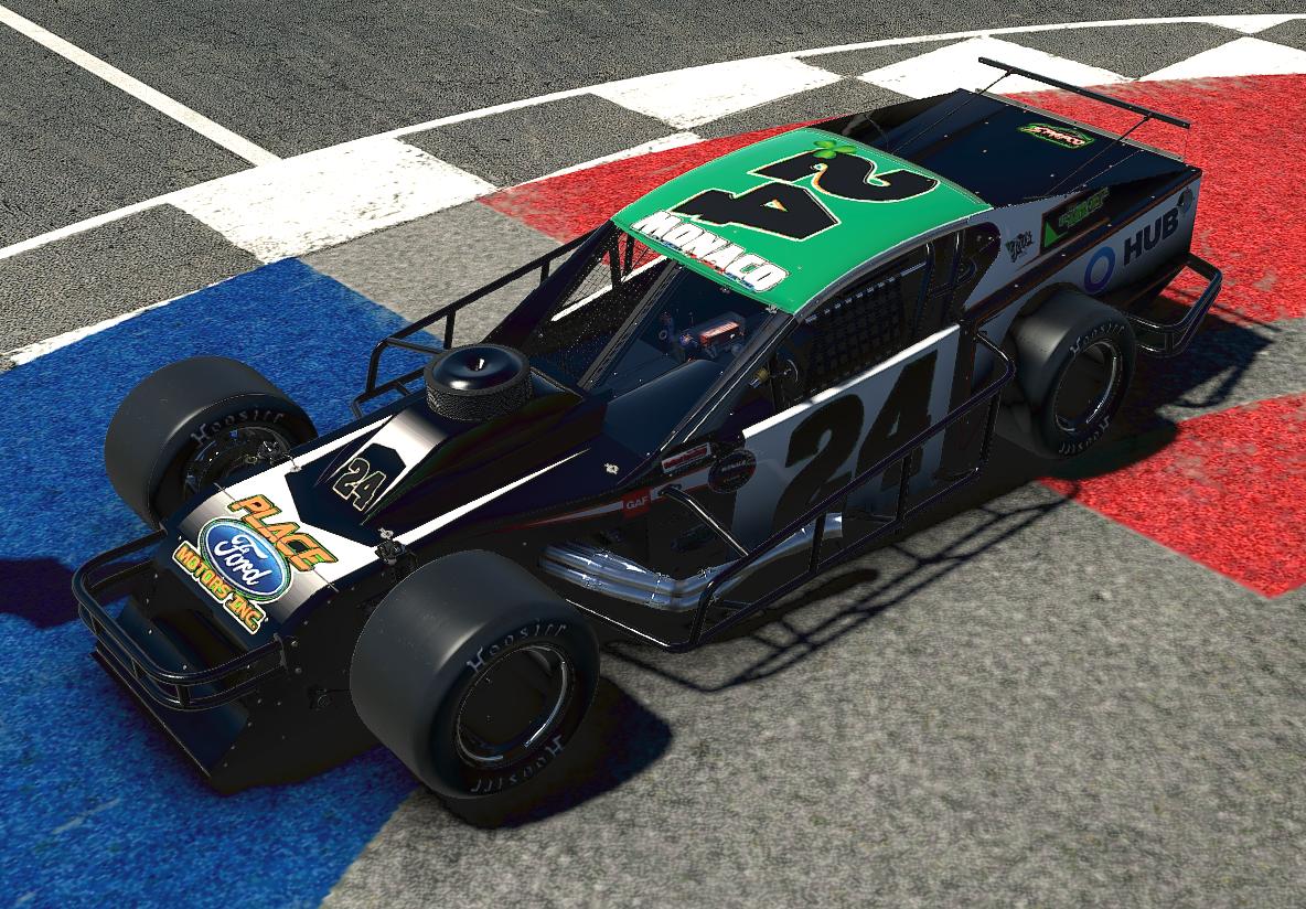 #24 Mikey Flynn Monaco Modified by David K. - Trading Paints