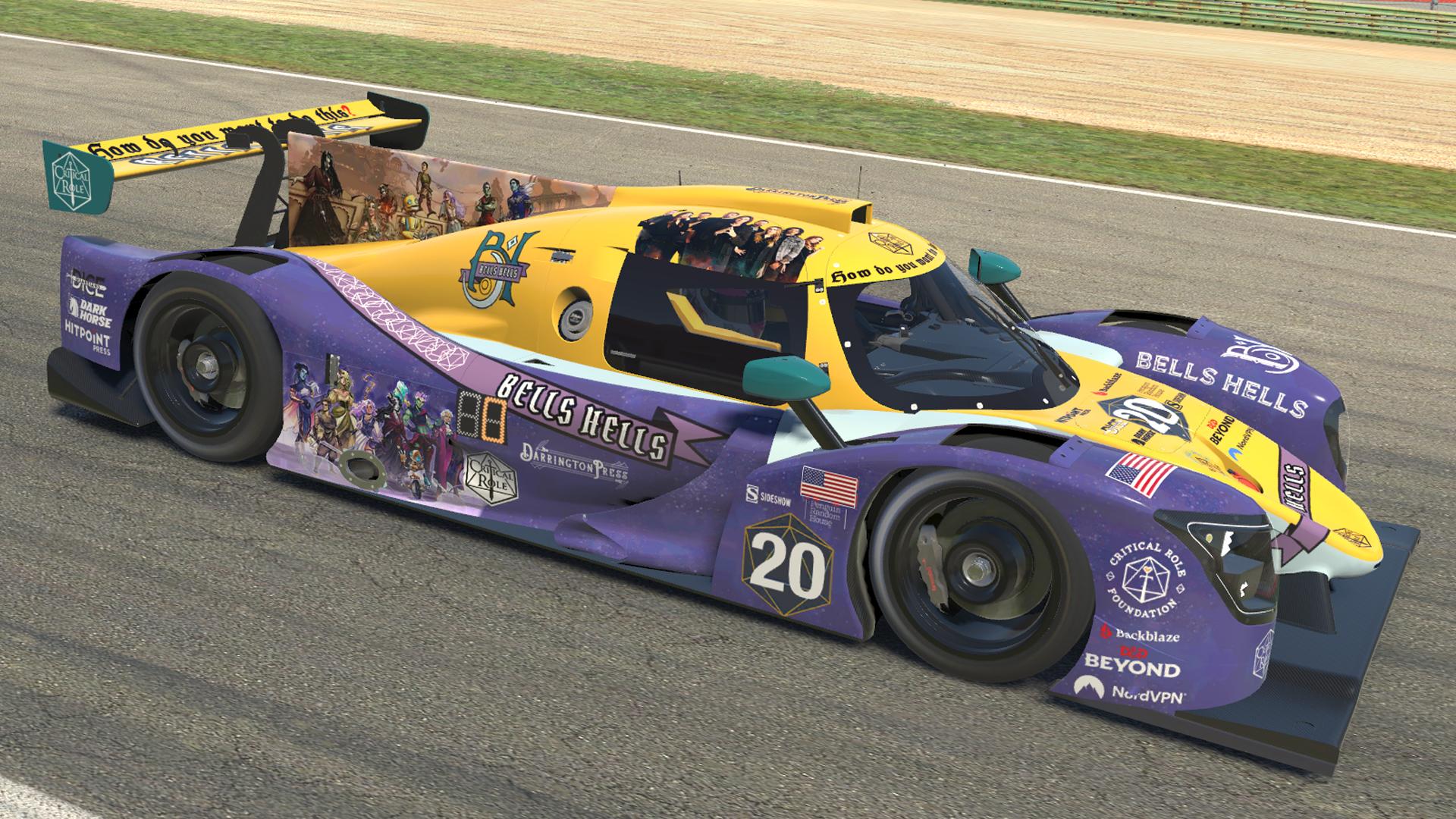 Critical Role Bells Hells Ligier JS P320 by Jasper De Jong - Trading Paints