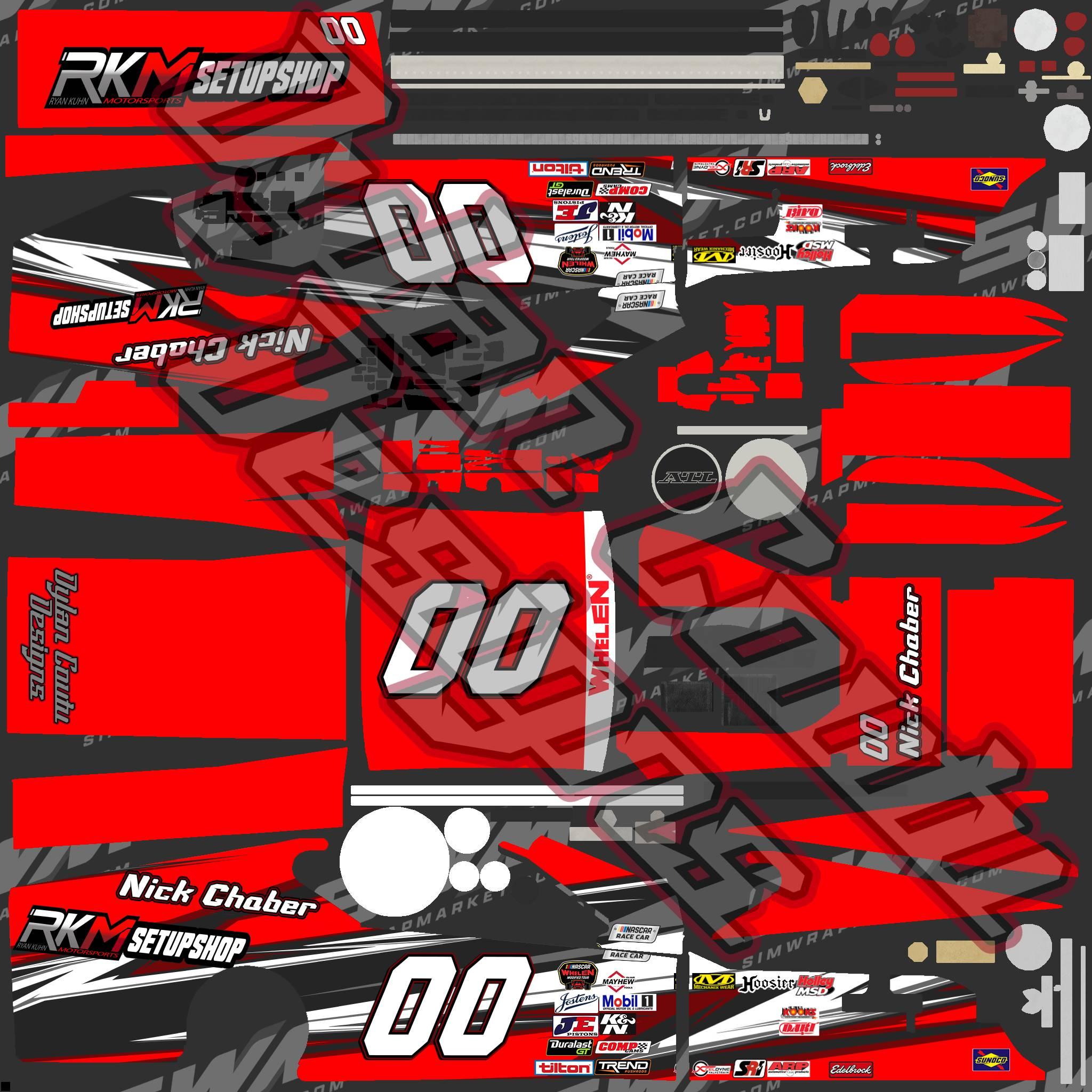 #00 Nick Chaber RKM SK Modified by Dylan Coutu - Trading Paints