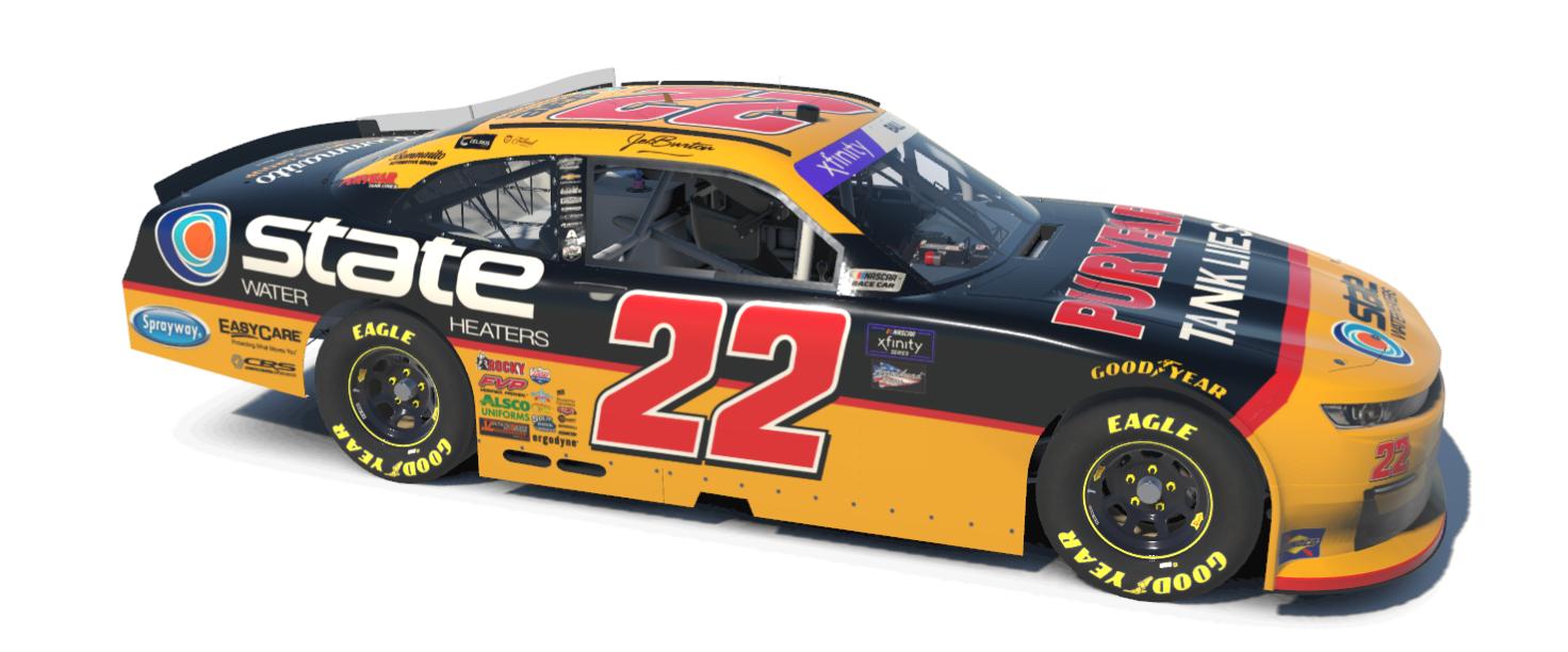 Jeb Burton - Puryear / State Water Heaters Ward Burton Scheme (Custom ...