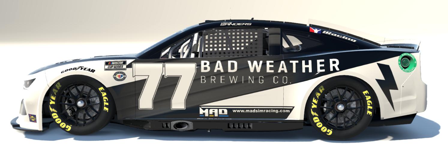 Dave Sanders - NASCAR Cup Series Next Gen Chevrolet - Bad Weather / Mad ...