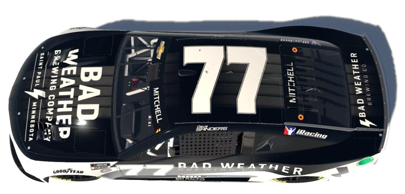 Dave Sanders - NASCAR Cup Series Next Gen Chevrolet - Bad Weather / Mad ...