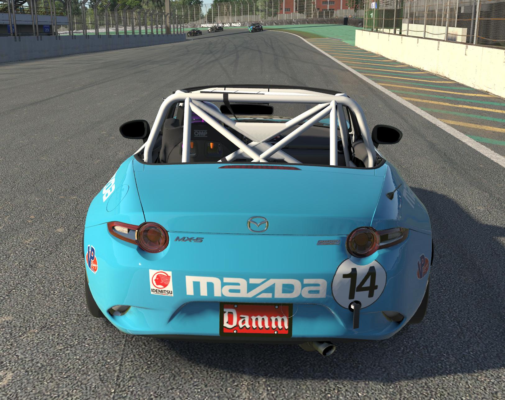 Rosa Blanca sponsored MX-5 by Adam Durrant - Trading Paints