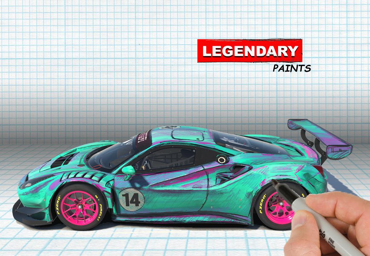 Pen Sketch with Marker and Pencil Turqoise Sunrise colors - Cartoon ...