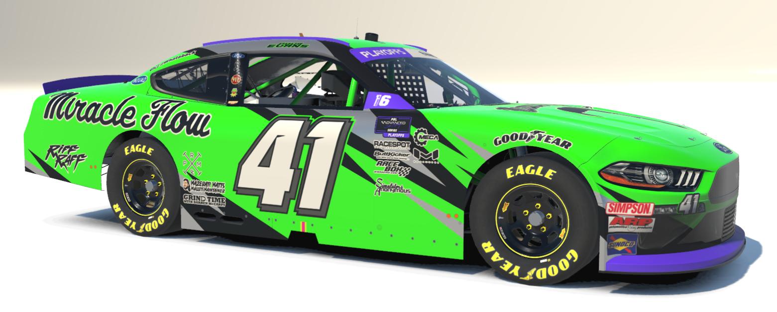 Miracle Flow Ford Mustang - Green Playoffs (Numbers) by Jeff T Evans ...