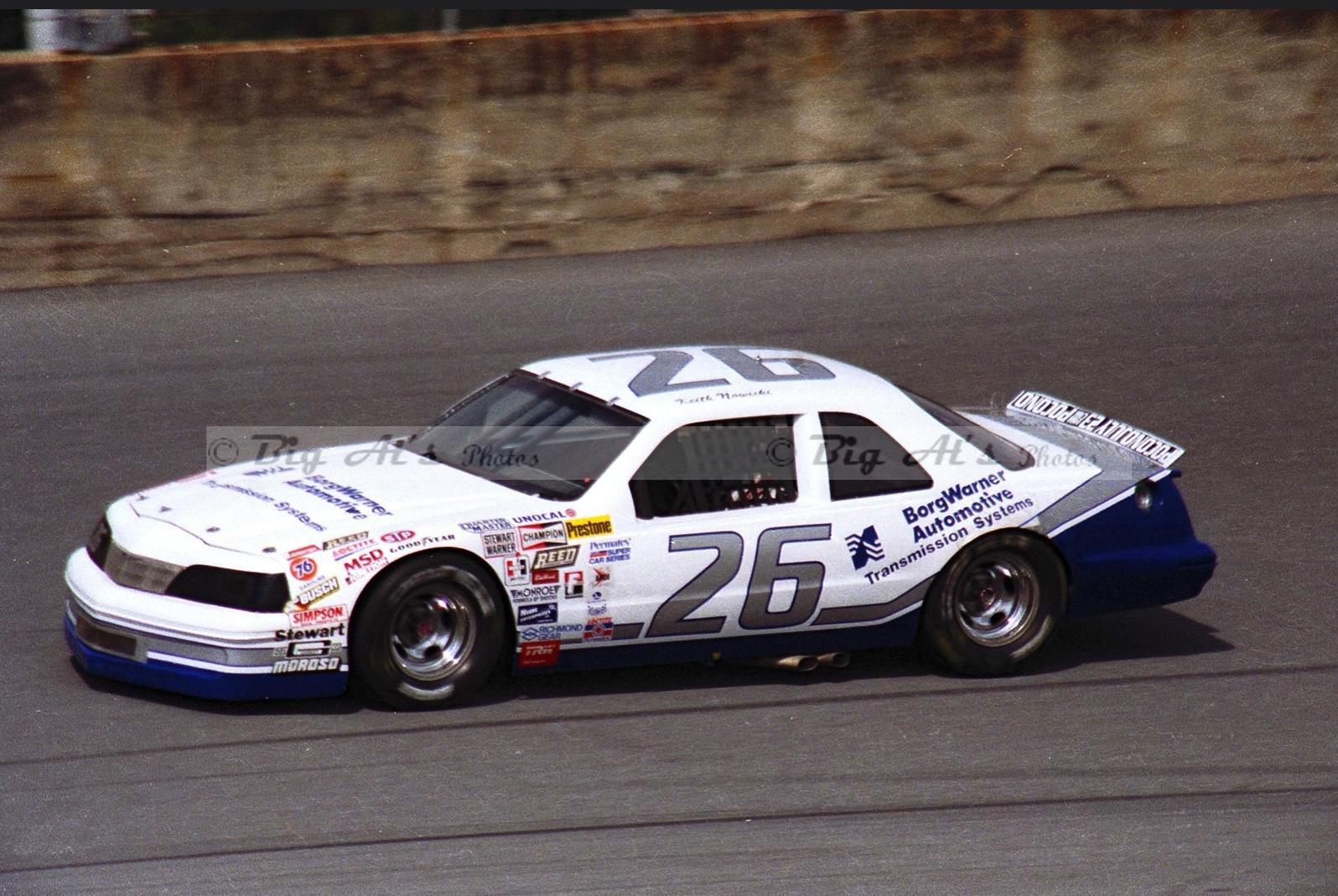 1988 #26 Keith Nowicki Borg Warner Automotive ARCA No Numbers by Ryan ...