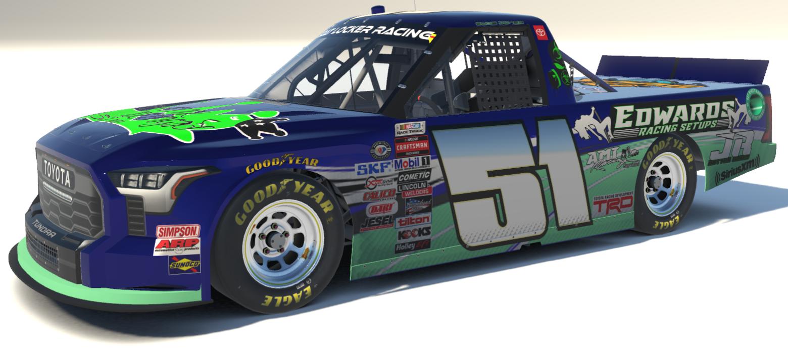 Eddie Jones #51 Goat Locker Racing Tundra by Eddie Jones Jr - Trading ...