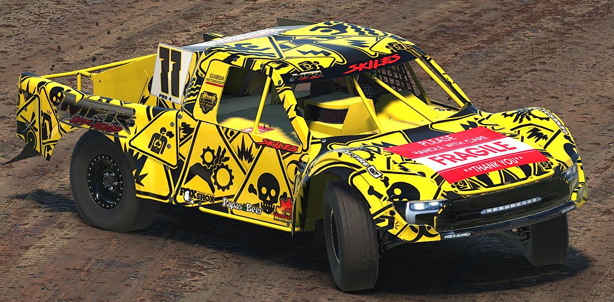 Corey Skiles Caution Truck by Dave Ward Jr. - Trading Paints