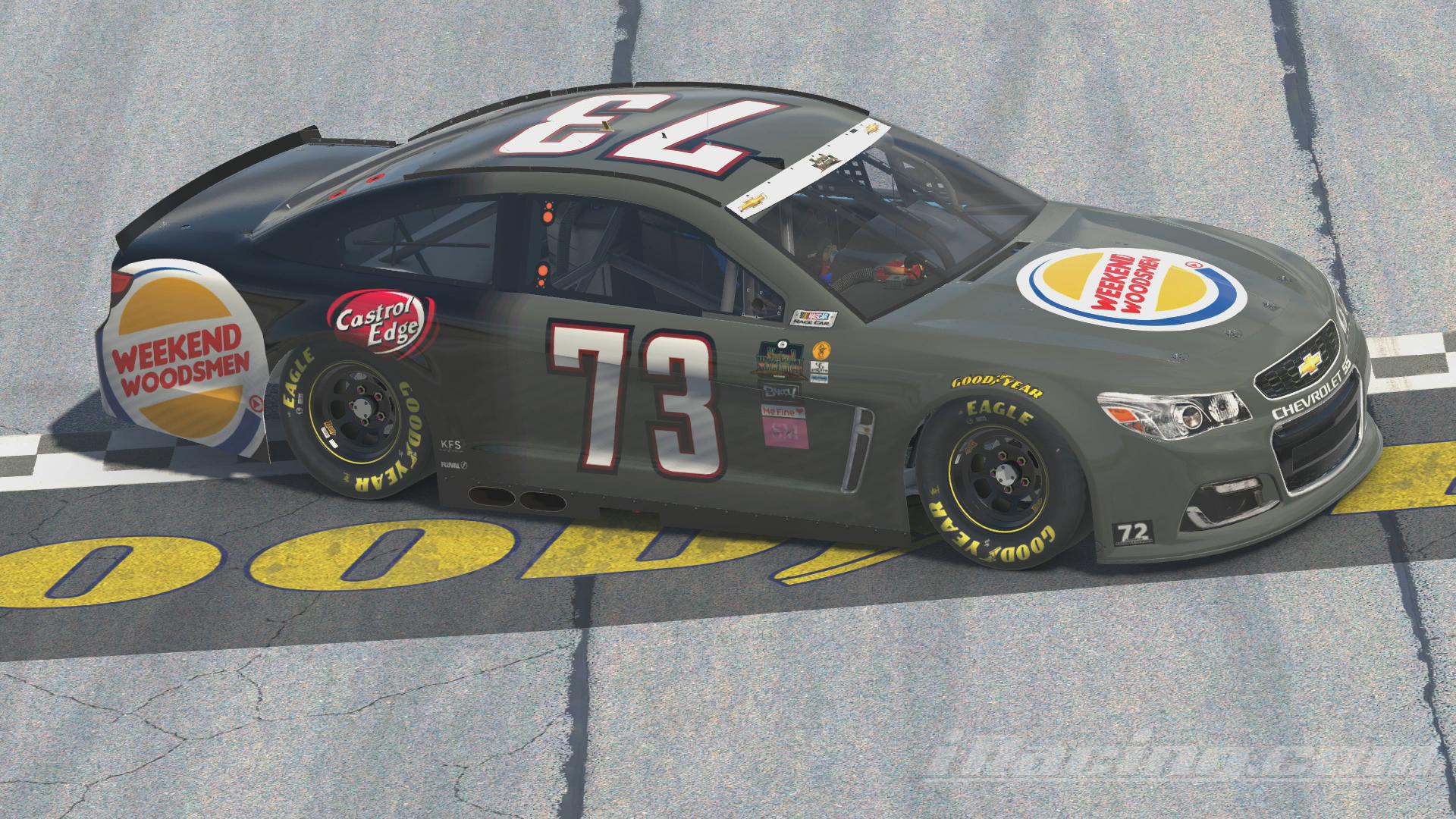 2023B Kynan Jones Throwback Chevy SS by Vic Bloom - Trading Paints