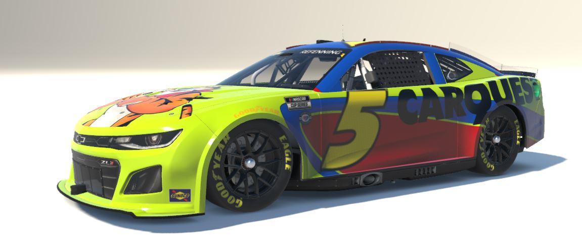 Larson throwback carquest Mark Martin scheme by Brady Refenning ...