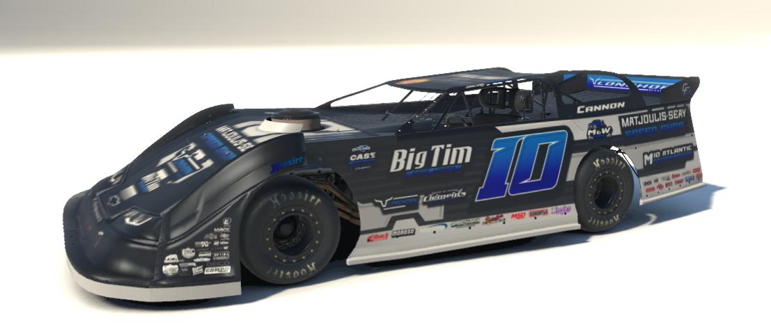 late model cannon 10 gray & blue mss by Jaxson Reitzler - Trading Paints