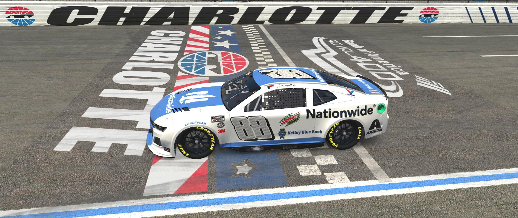 Dale Jr Nationwide WITH NUMBERS by John Vlasaty - Trading Paints