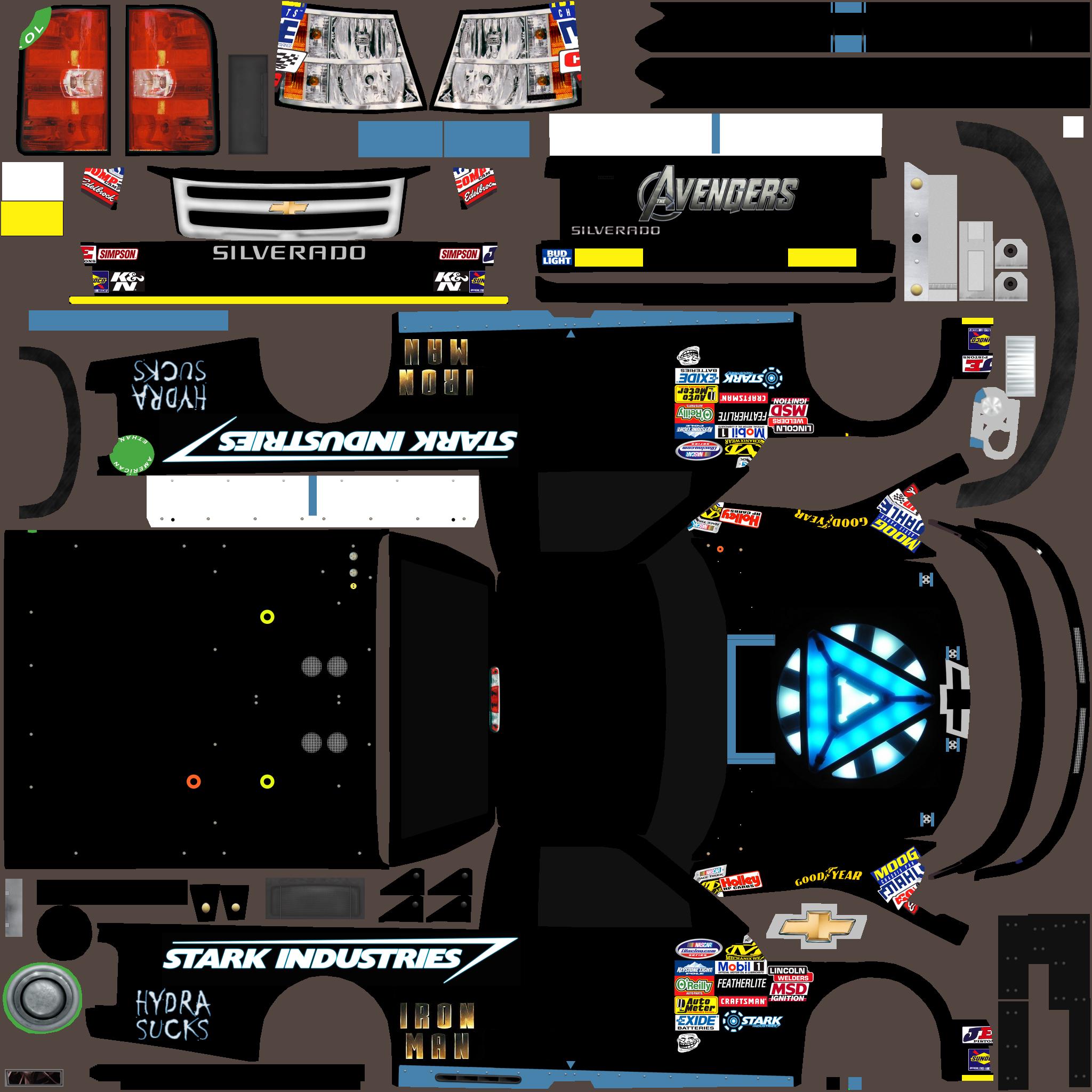 Chevrolet Silverado Truck Stark by Brian Bussard - Trading Paints