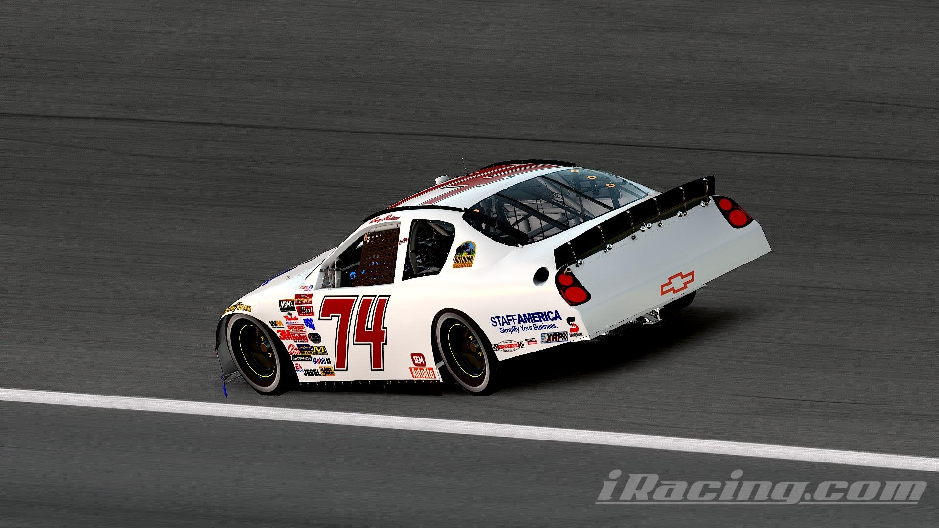 #74 Tony Raines 2003 BACE Motorsports Chevrolet Monte Carlo Sim Stamper ...