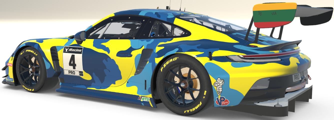 Beaver Grease Racing - UA camo livery for Porsche 911 GT3 R (992) by ...