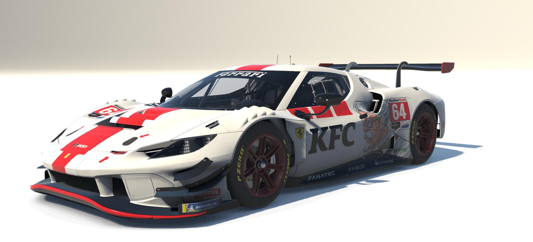 I WANT CHICKEN!! Ferrari 296 GT3 by Russell McGuire - Trading Paints