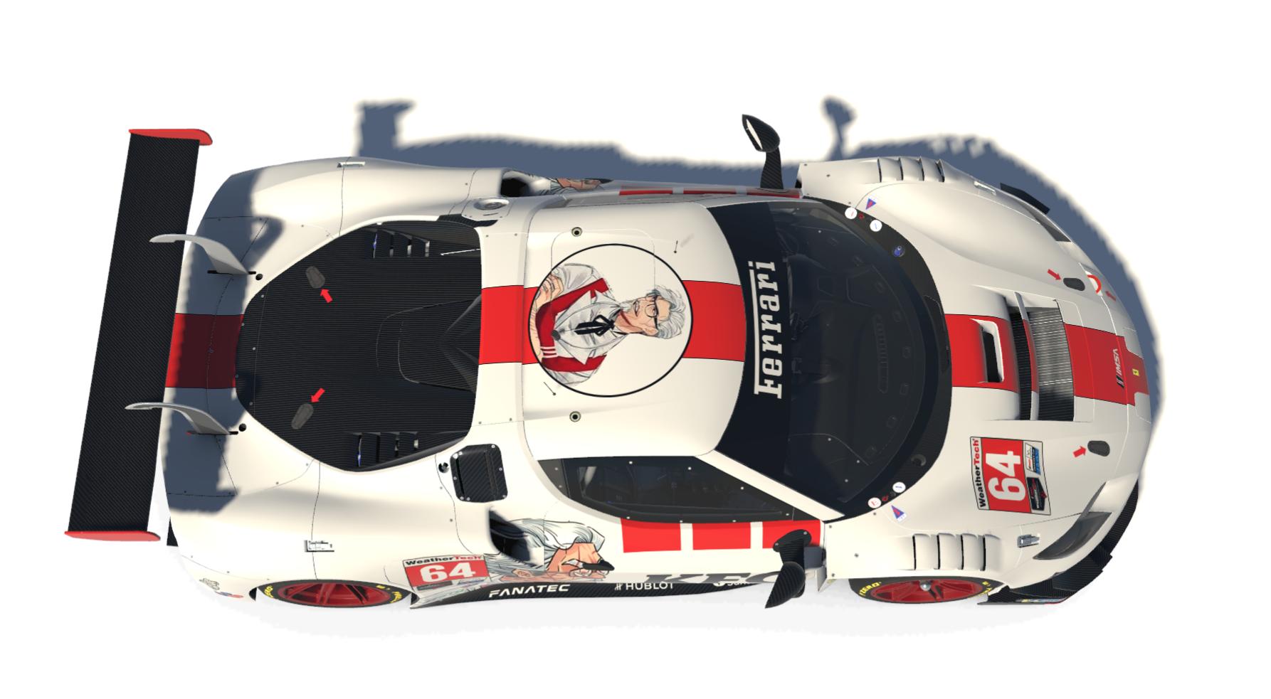 I WANT CHICKEN!! Ferrari 296 GT3 by Russell McGuire - Trading Paints