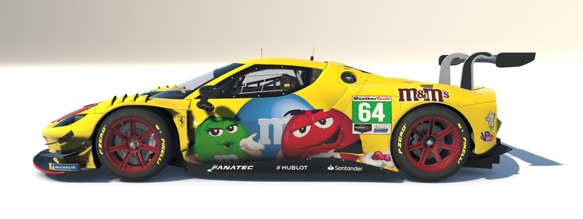 Ferrari 296 GT3 - Choco Rocket by Russell McGuire - Trading Paints