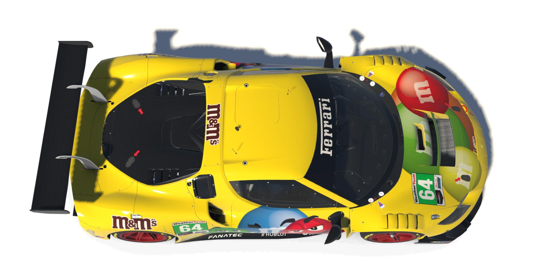 Ferrari 296 GT3 - Choco Rocket by Russell McGuire - Trading Paints