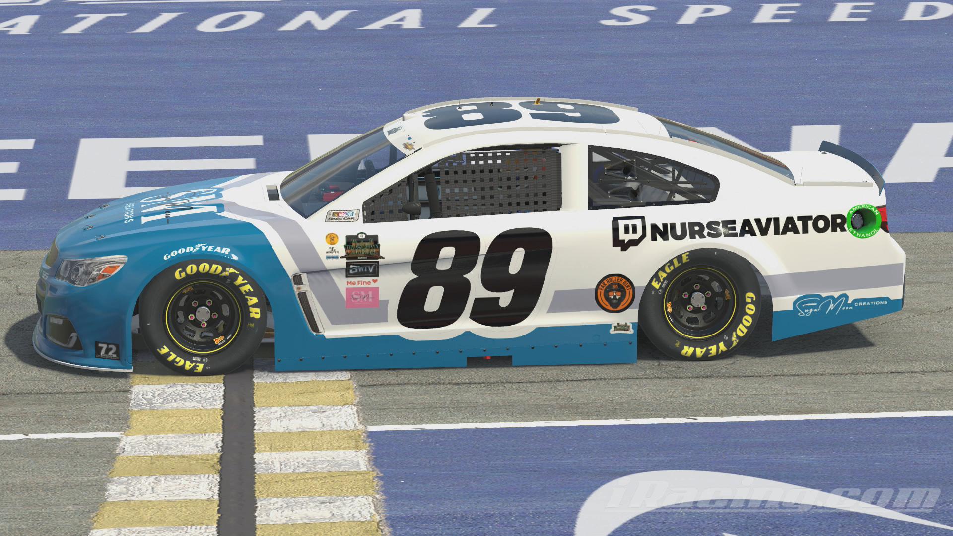 2023B Ty McIntosh Chevy SS (Lions colors) by Vic Bloom - Trading Paints