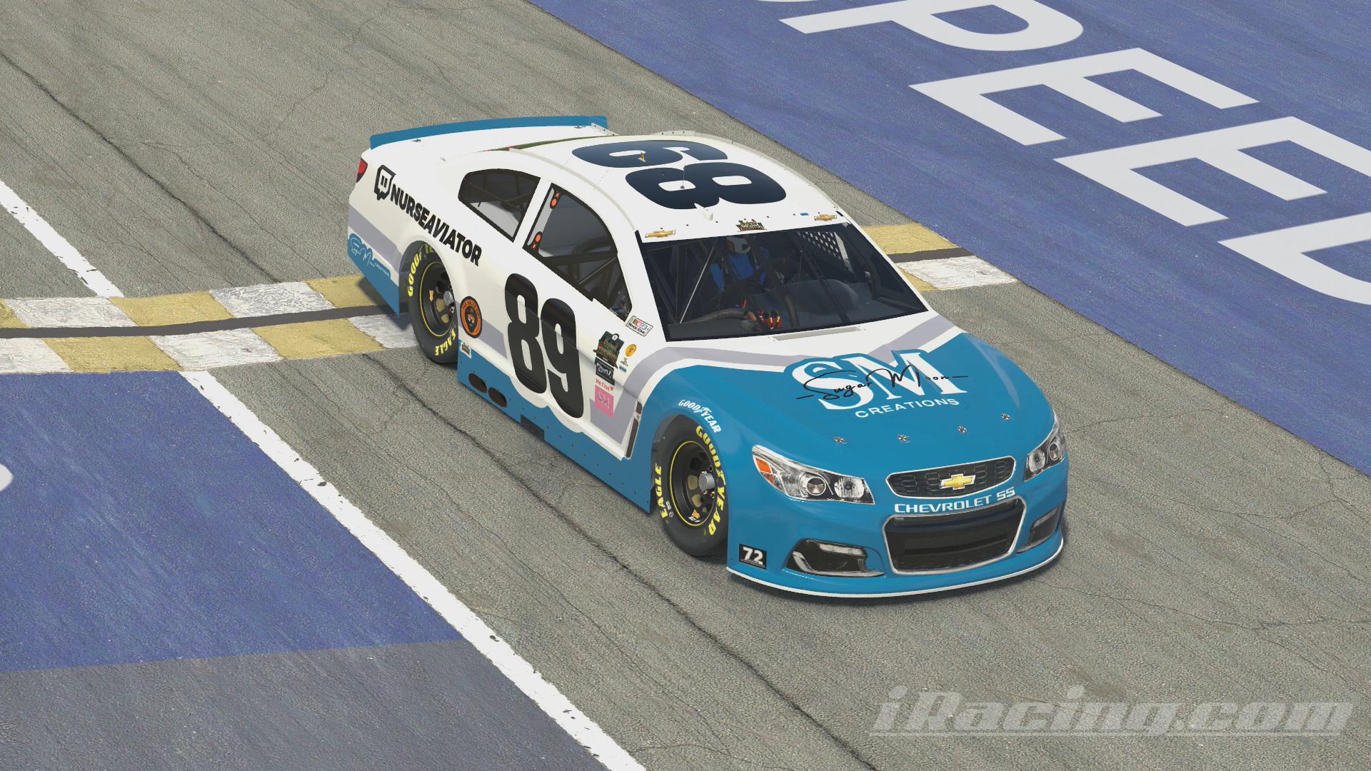2023B Ty McIntosh Chevy SS (Lions colors) by Vic Bloom - Trading Paints