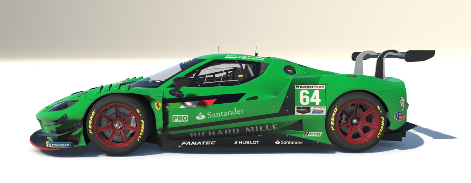 Santander / Richard Mille - Green by Russell McGuire - Trading Paints