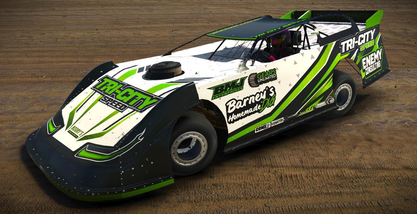 TRI CITY Green - No Custom Number by Branden Schatz - Trading Paints