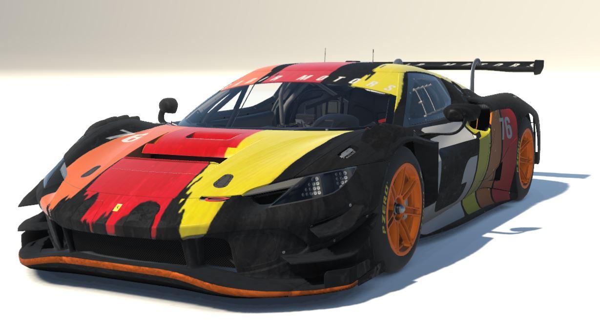 Ferrari 296 GT3 Gabir Motors Paintstroke by Scott Lear - Trading Paints