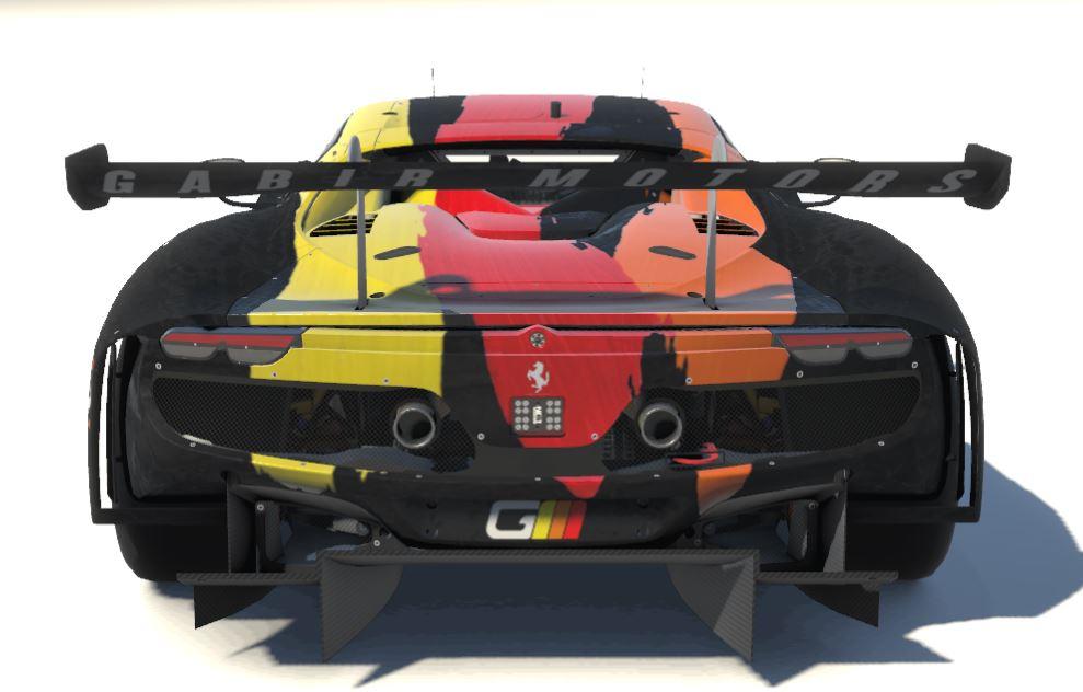 Ferrari 296 GT3 Gabir Motors Paintstroke by Scott Lear - Trading Paints