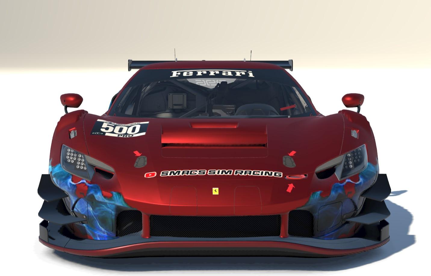 Ferrari 296 GT3 Shooter Skull DB Racing Designs Livery by Drew ...