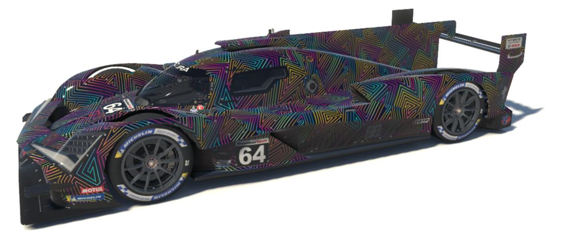 Acura ARX06 GTP art car 02 by Manuel Siemann - Trading Paints