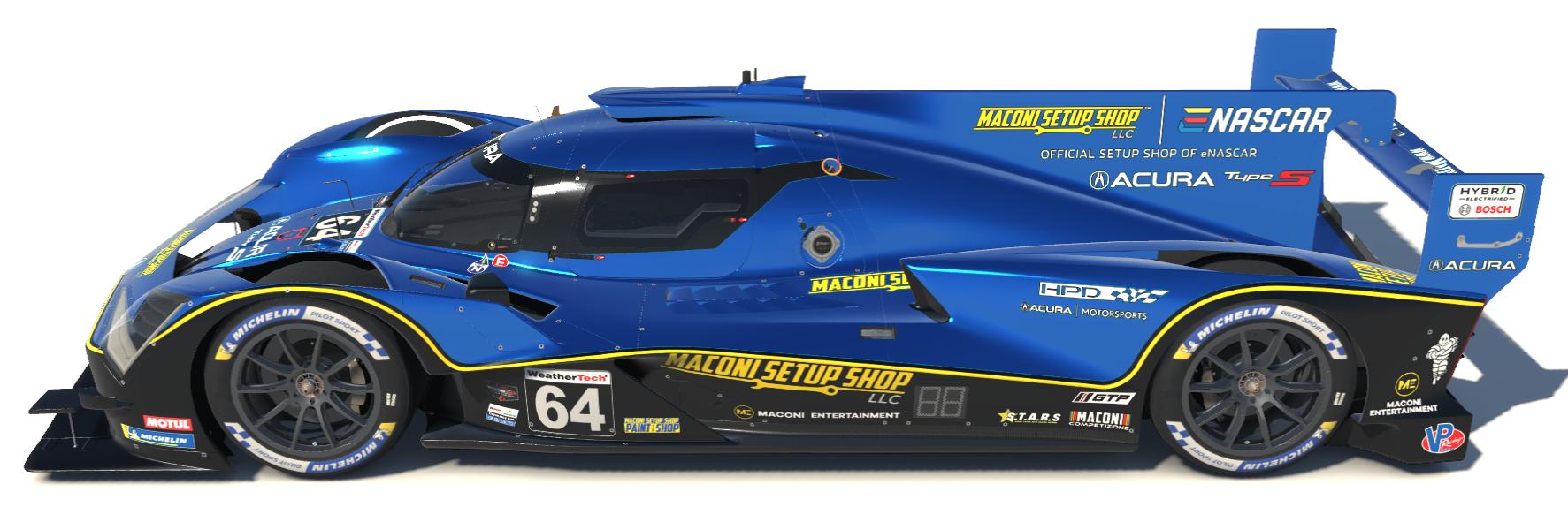 Maconi Setup Shop - Sponsored Driver (Blue) - Acura ARX-06 GTP 23S4 by ...
