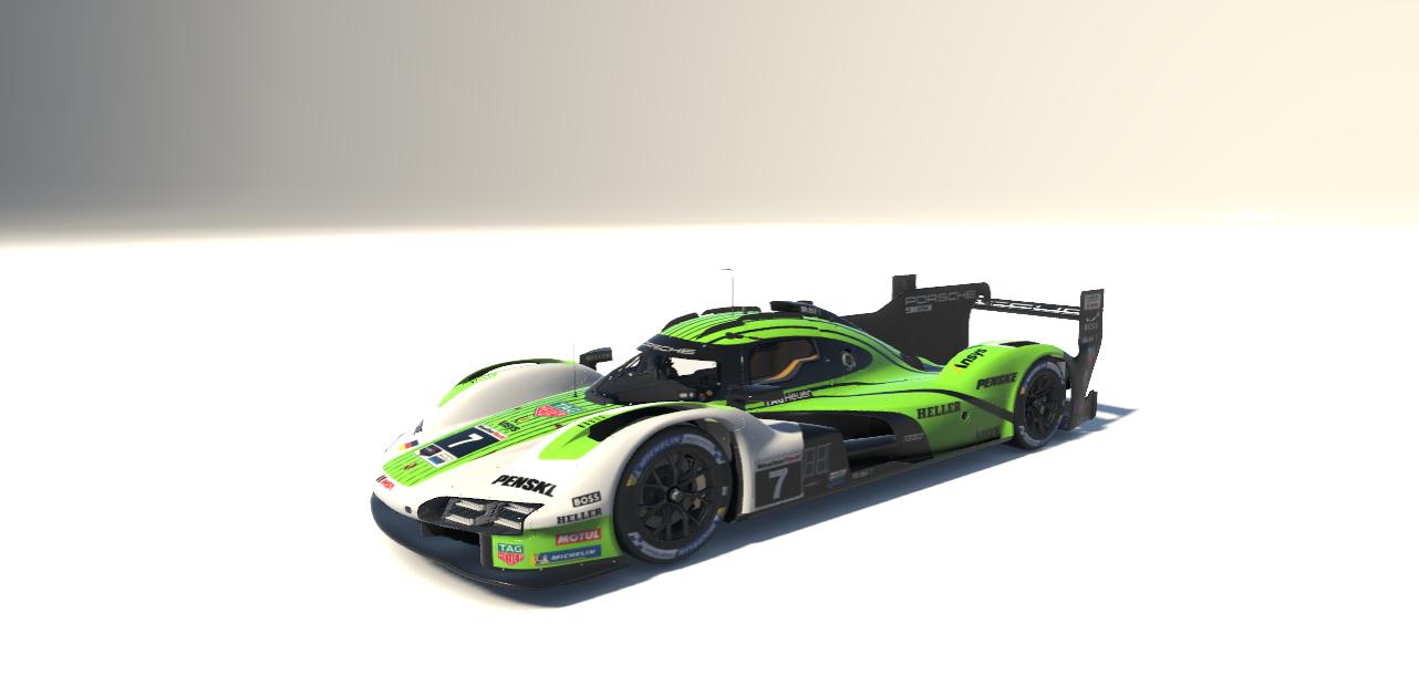 Porsche 963 GTP Lime green by Tayne Hodesson - Trading Paints