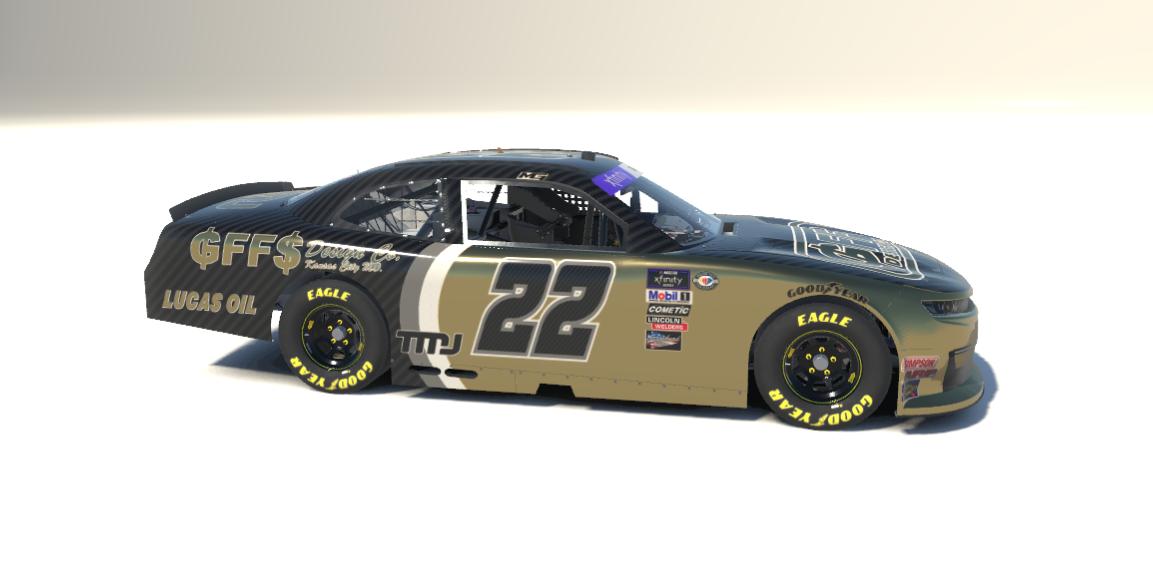 GFF$ Design Co. #22 Xfinity Camaro by Michael Gervy - Trading Paints