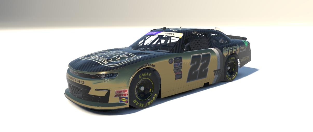 GFF$ Design Co. #22 Xfinity Camaro by Michael Gervy - Trading Paints