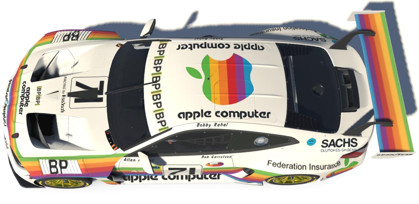 apple computer retro BMW M4 GT3 by Todd Schwarz - Trading Paints