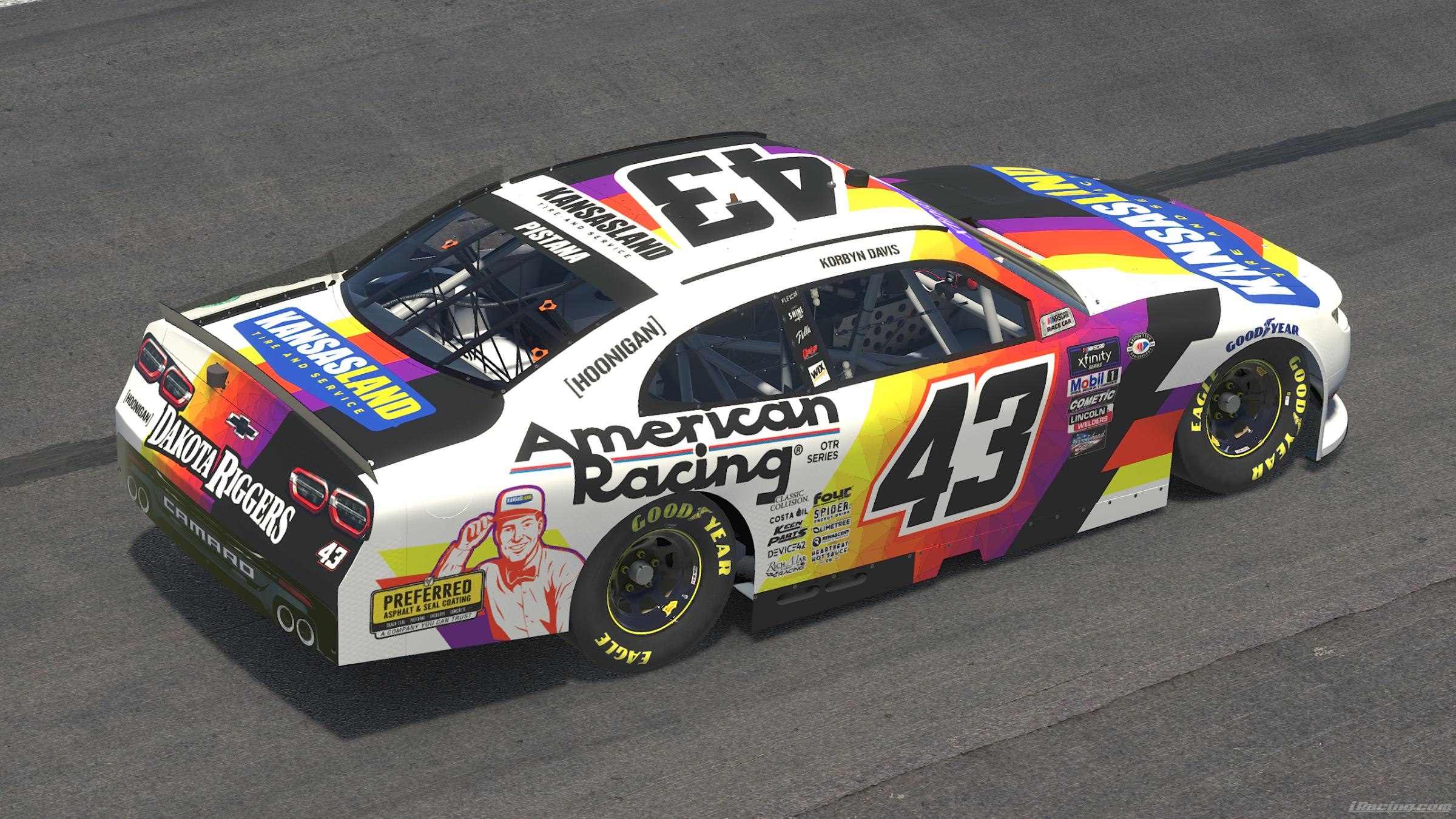2023 Ryan Ellis #43 KansasLand / American racing / Hoonigan by Ryan ...
